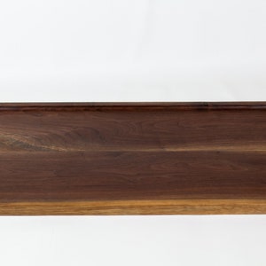Large Walnut Serving Tray W/ Handles / Decorative Tray / Charcuterie ...