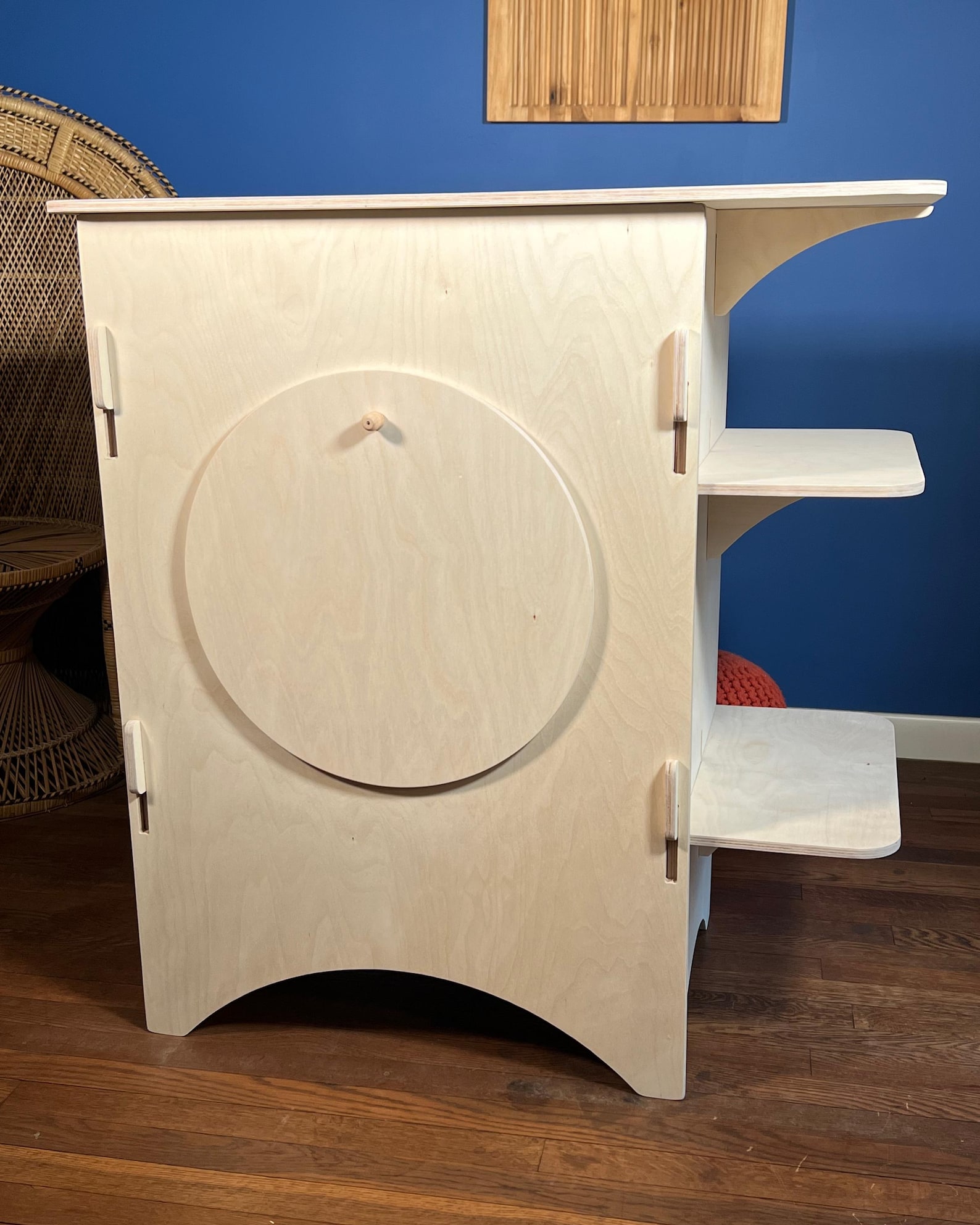 Collapsible Wooden Vendor Kiosk – Baltic Birch Craft Fair Display With ...