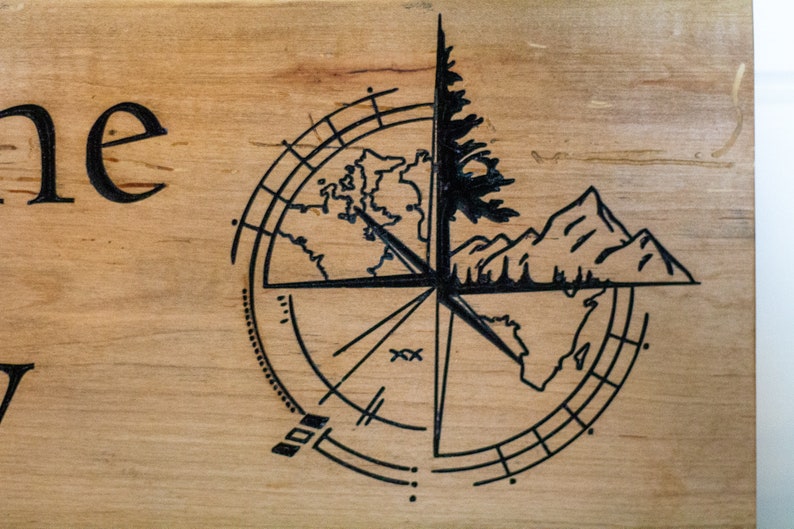 Enjoy the Journey Sign / Adventure Sign / Travel Wall Hanging - Etsy