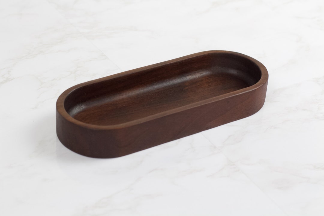 Walnut Tray / Wood Catchall Tray / Valet Tray / Pen Tray / Organizing ...