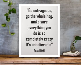 Roald Dahl the BFG Stamps Framed - Etsy UK