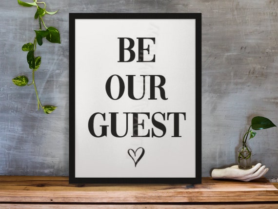 Be Our Guest Quote