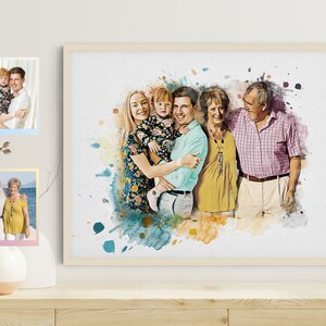 Remember Loved One Portrait Lost Loved One Custom Portrait - Etsy