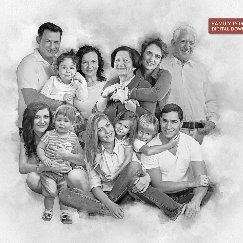 Loved One Portrait - Etsy