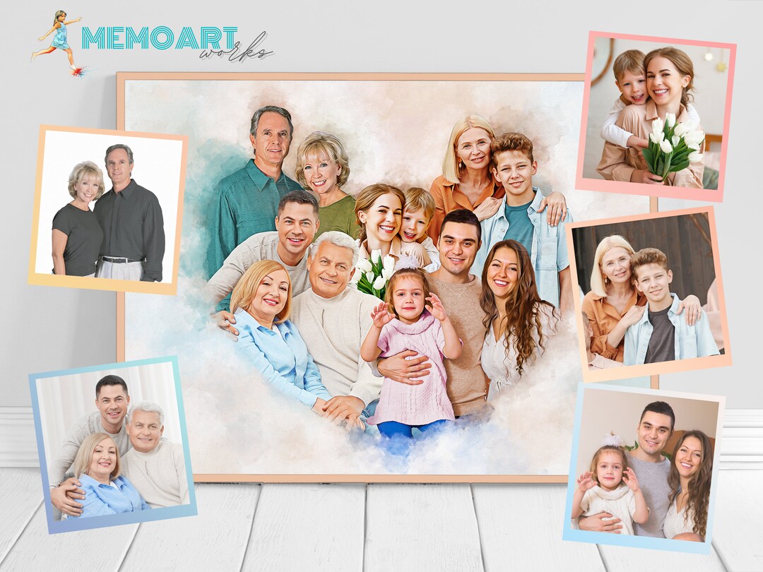Merge Family Photos With Deceased Loved One's Picture, Cherishing ...