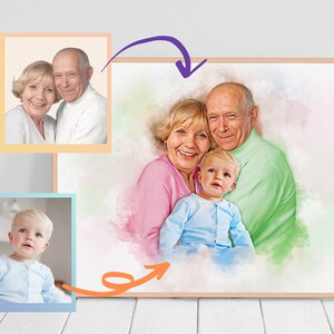 Remember Loved One Portrait, Lost Loved One Custom Portrait Gift ...