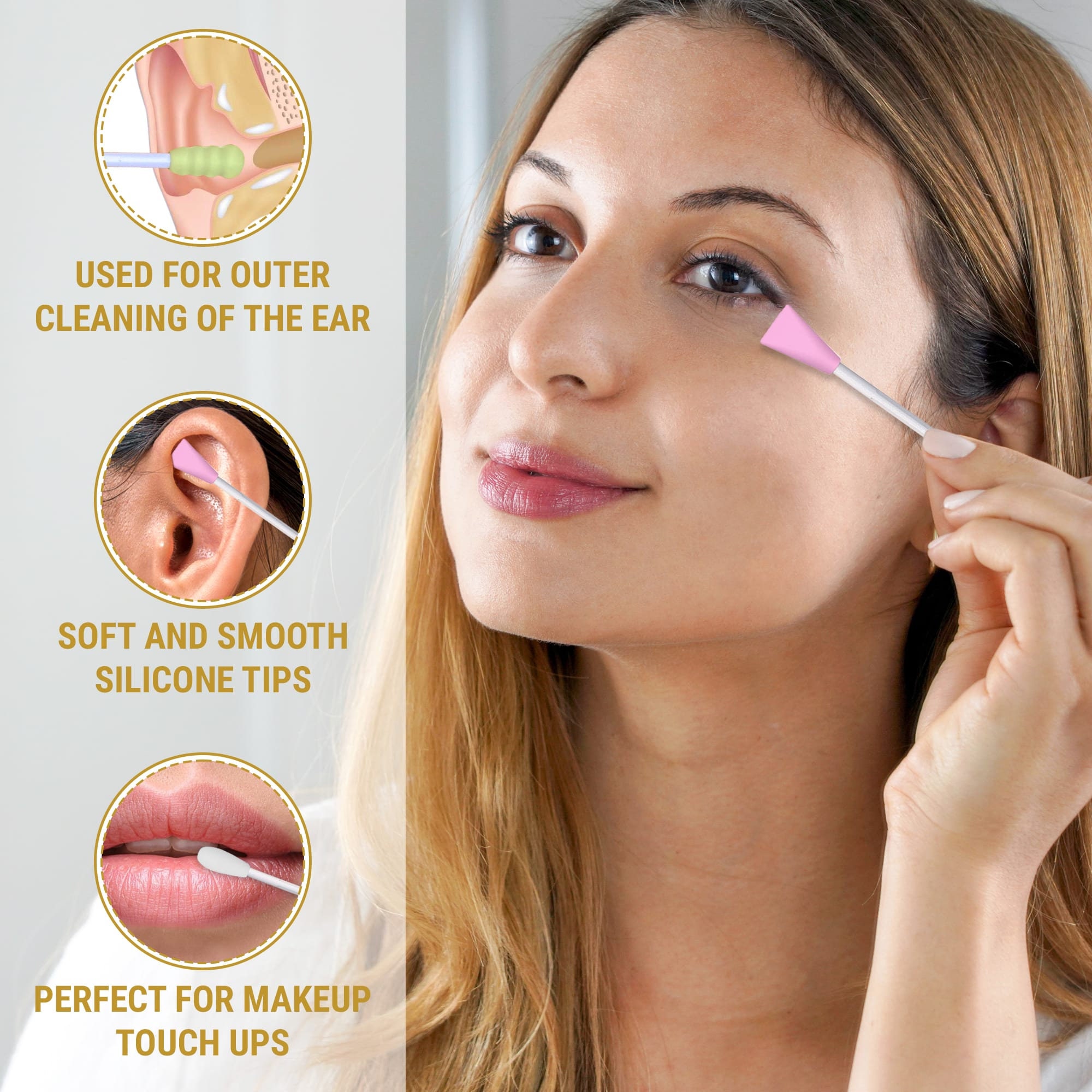 Gentle Reusable Sustainable Cotton Buds for Ears With - Etsy