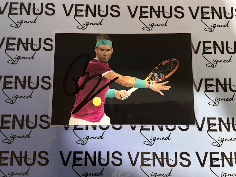 AUTOGRAPH Rafael Nadal Hand Signed Photo - Etsy