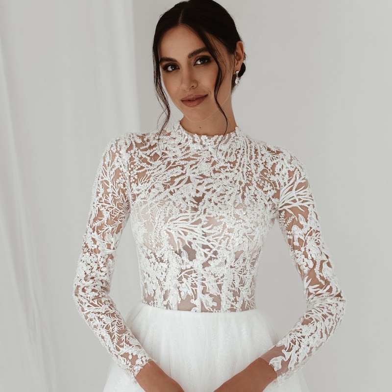 Bridal Lace Bodysuit - Etsy