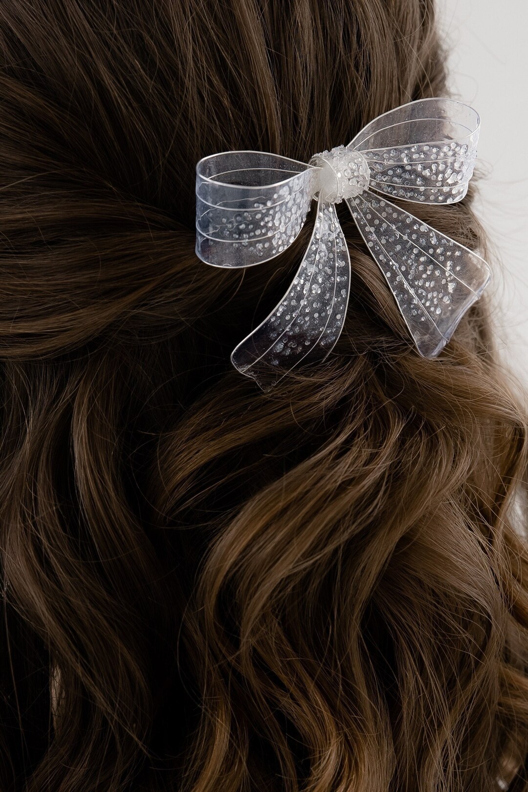Hair Pin Bow Hair Pin. Wedding Crystal Hair Pin Fairy Hair - Etsy