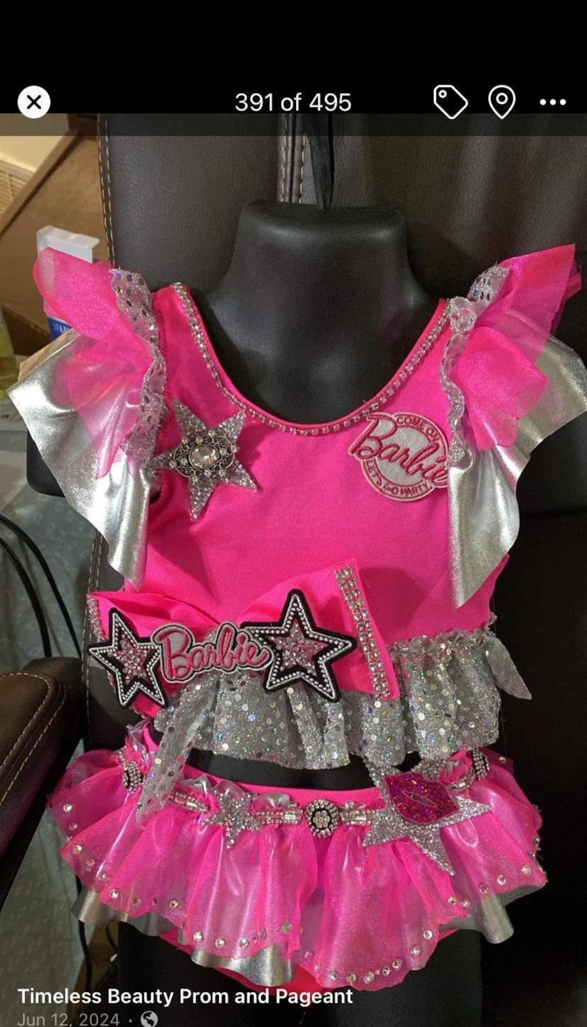 Barbie Themed Glitz Pageant Swimsuit - Etsy