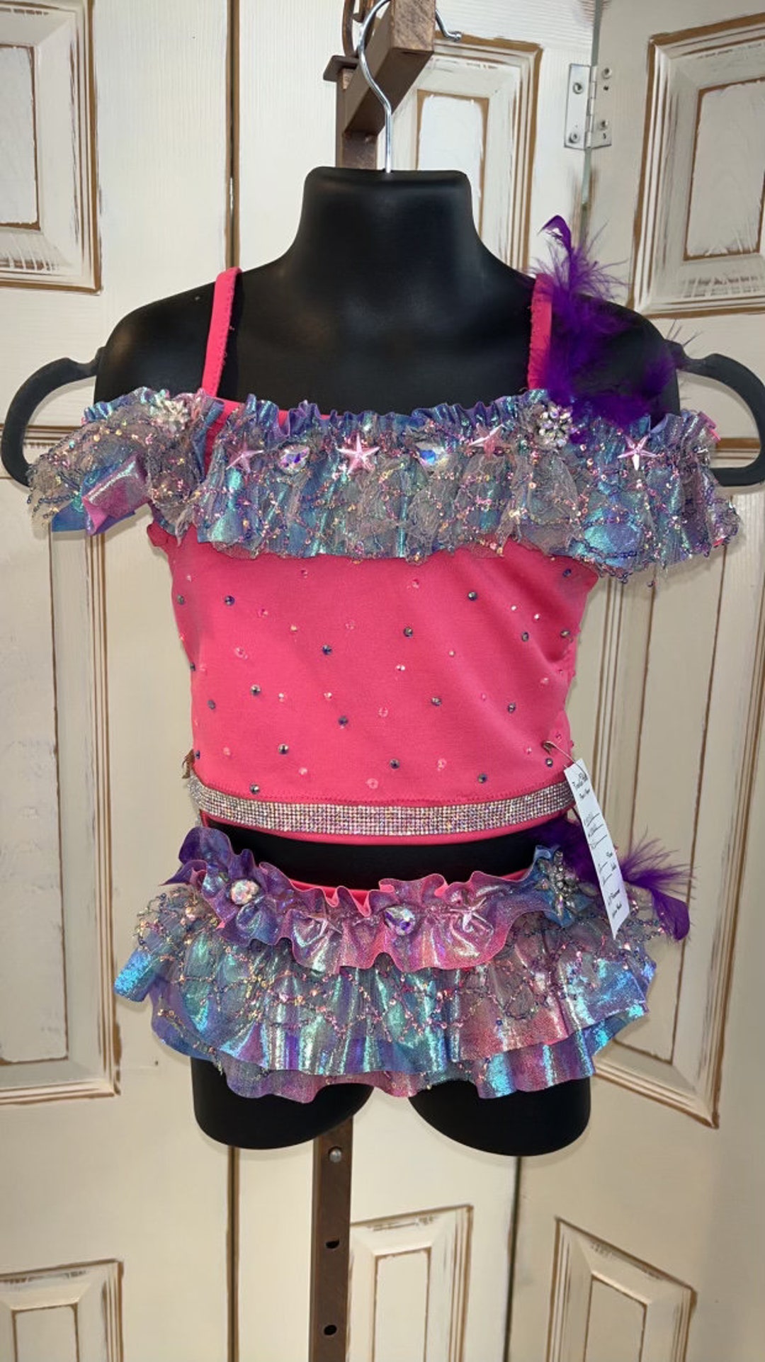 Toddler to Girls Sizes Pageant Glitz Swimwear, Party Swimsuit, - Etsy