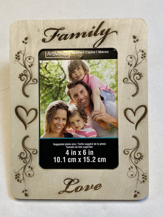 Family Love Photo Frame - Etsy