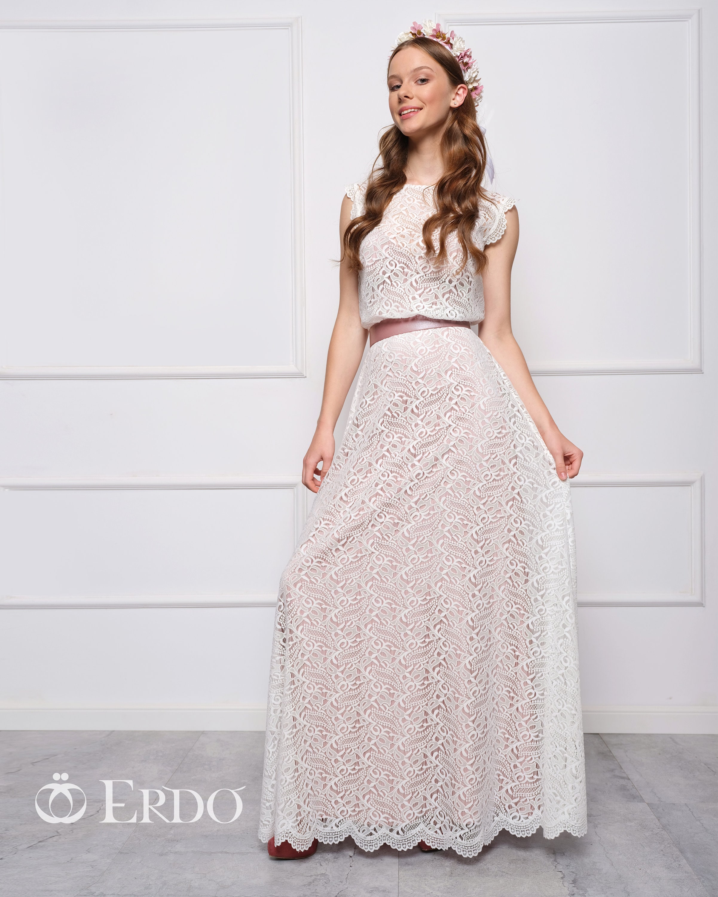 Wedding Dress, Bridal Lace Wedding Dress With Satin Underneath Dress - Etsy