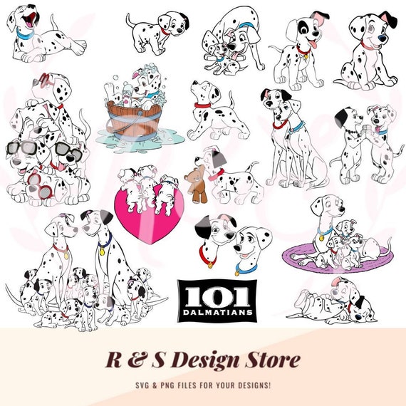 101 Dalmatians Puppies Clipart