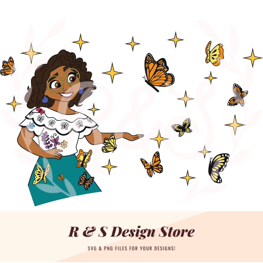 Magical, Mirabel, Butterflies, Cup Wrap, Tumbler, Png, Svg. - Etsy