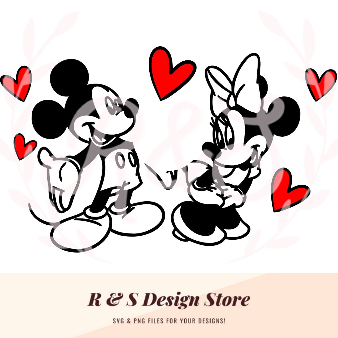 Mouse, Cartoon, Love, Starbucks, Cup Wrap, Png, Svg. - Etsy