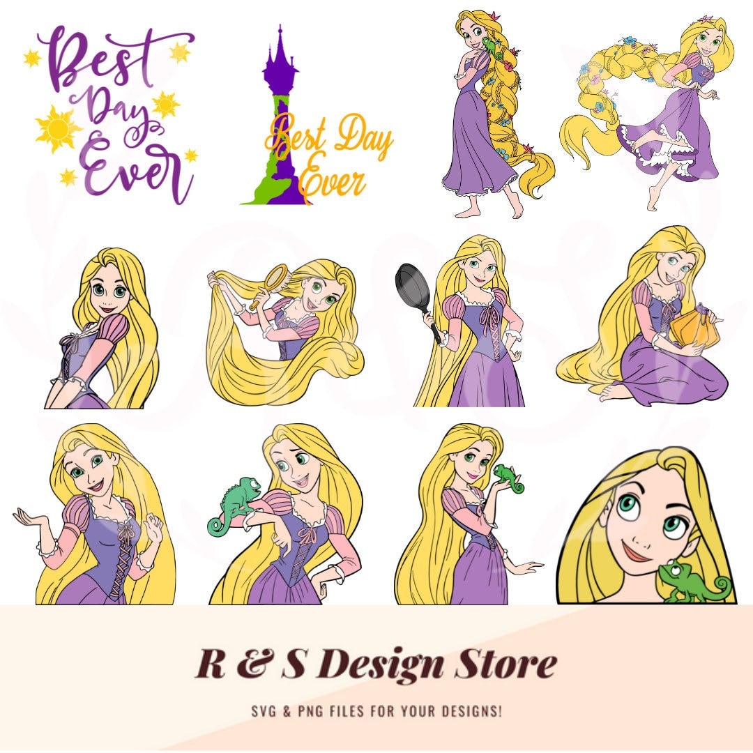 Princess, Tower, Rapunzel, Locked up Princess, Best Day Ever, Svg, Png ...