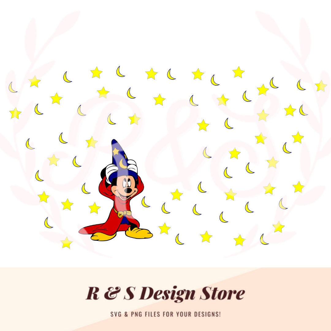 Sorcerer, Mouse, Magic, Starbucks, Cold Cup, Png, Svg. - Etsy