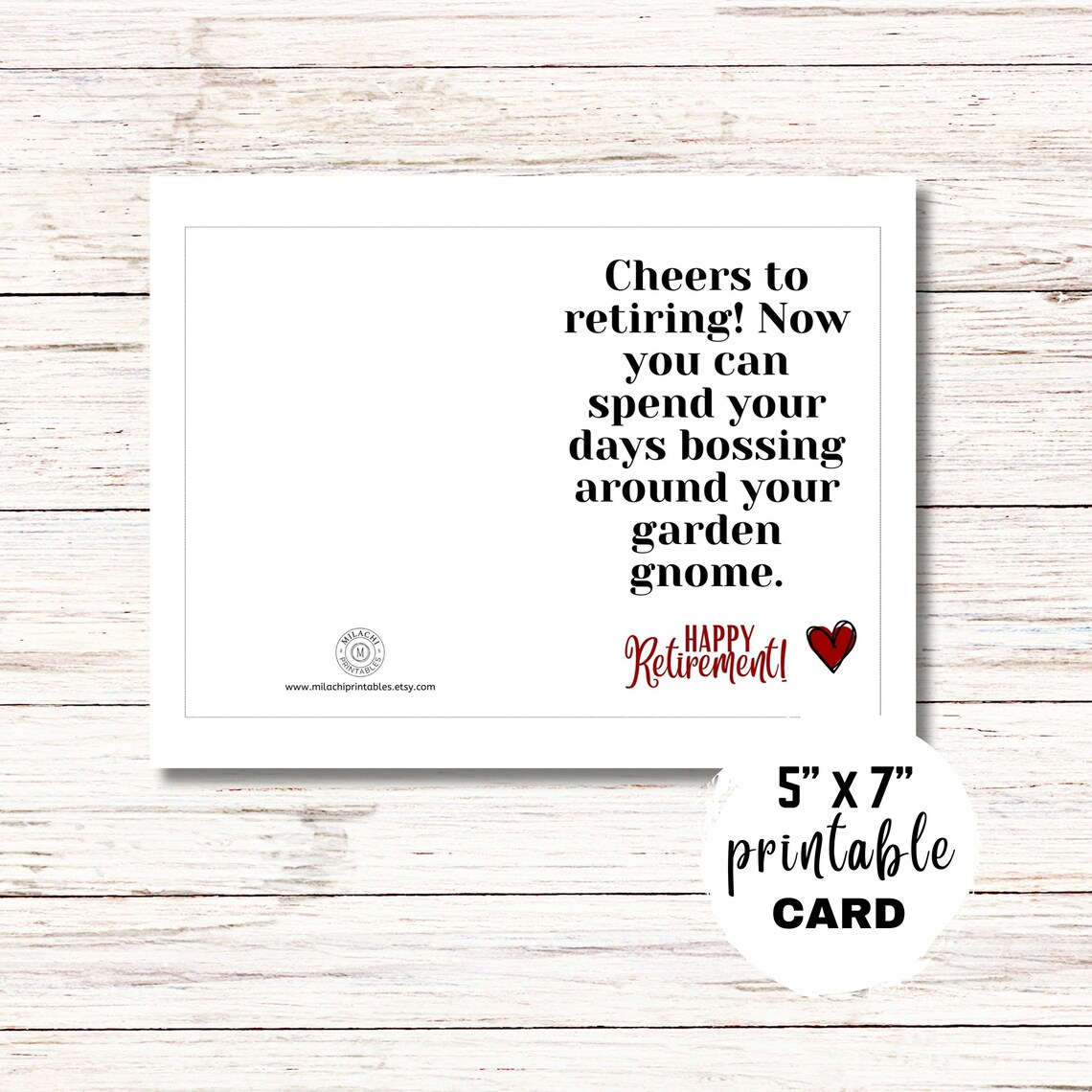 Funny Retirement Card - Bossing Around - Happy Retirement Greeting Card ...