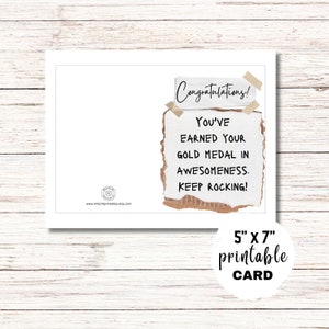 Funny Congratulations Card | Printable Greeting Card | Keep Rocking ...