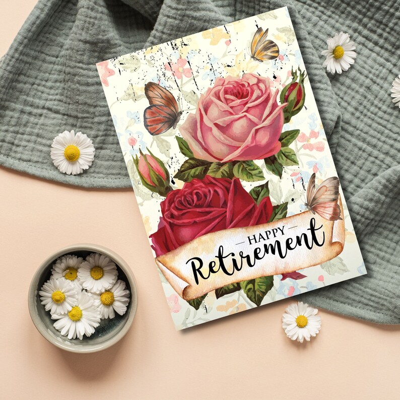 Printable Happy Retirement Card, Happy Retirement Greeting Card ...