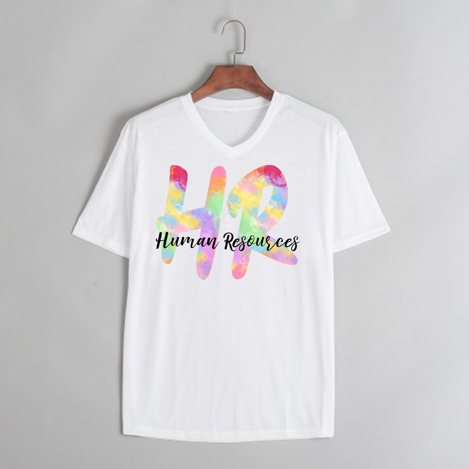 HR Human Resources PNG Sublimation Design, Tie Dye, Office T-shirt ...