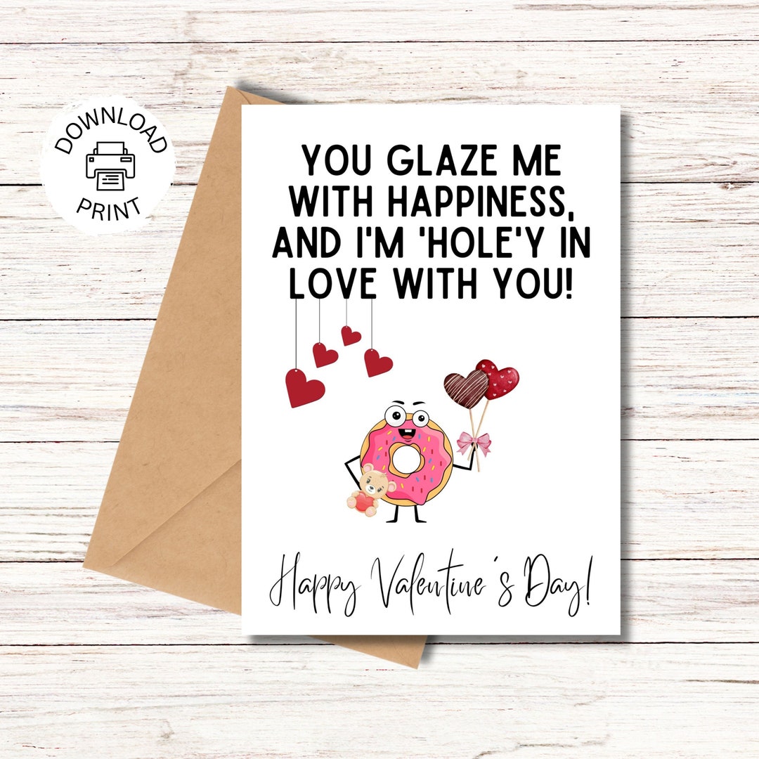 Happy Valentine's Day Card | Printable Greeting Card | Funny Love Card ...