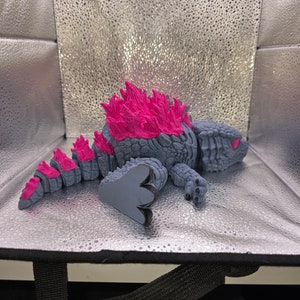Custom 3D Printed Flexi Godzilla New Form ROSE - Etsy