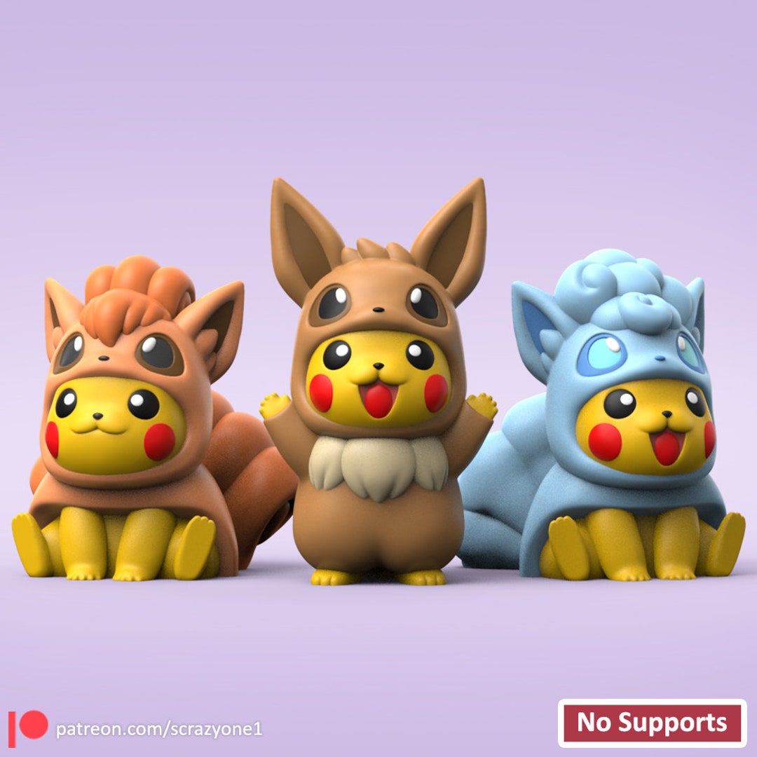 Custom 3D Printed "costume Pikachu" Watch It Be Made!! - Etsy