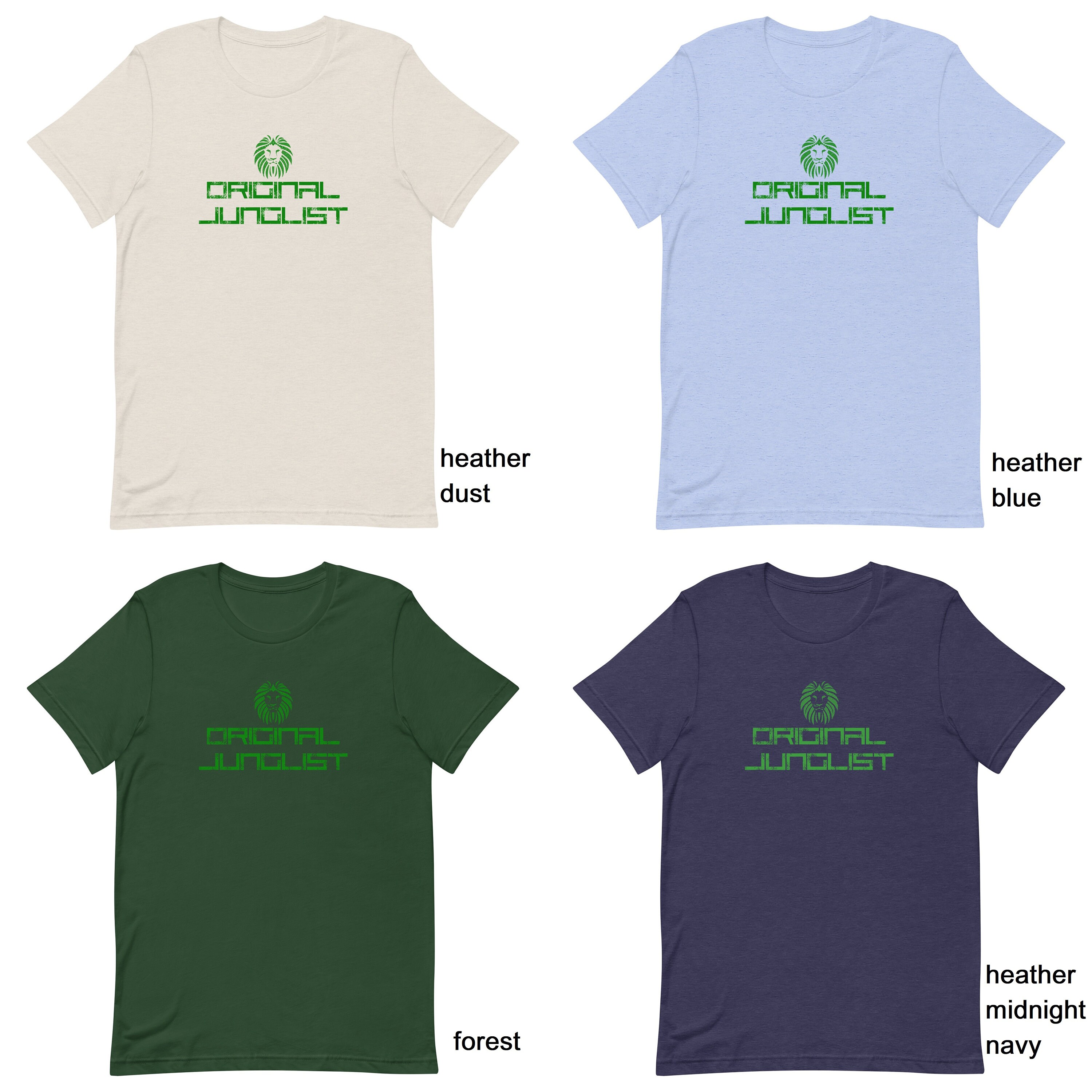 Original Junglist Unisex T-shirt - Various Colours Available Rave T ...