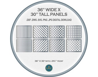 Cnc Plasma/laser Cut Railings Panel - Etsy