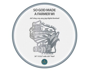 Farm Scene Metal Sign Dxf Cut File - Etsy