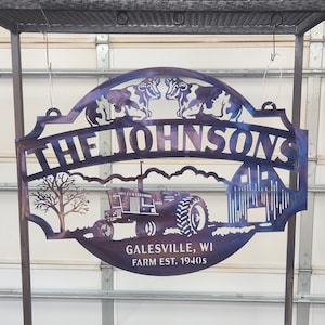 Personalized Farm Sign Dxf Files for Cnc Plasma Cutter, Orchard Sign ...