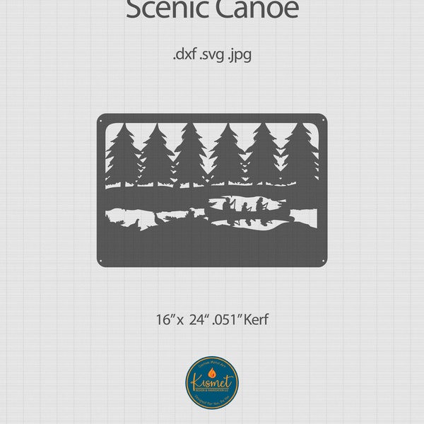 Plasma Canoe Dxf - Etsy