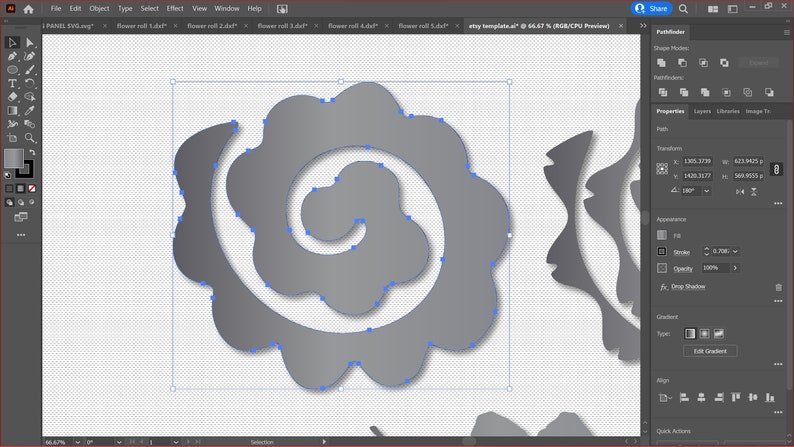 Rolled Flowers SVG Bundle, Metal Rose DXF, CNC Plasma, Laser Cut Files ...