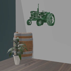 Tractor Dxf for Cnc Plasma, Farm Tractor Cut Files for Laser Cutting ...