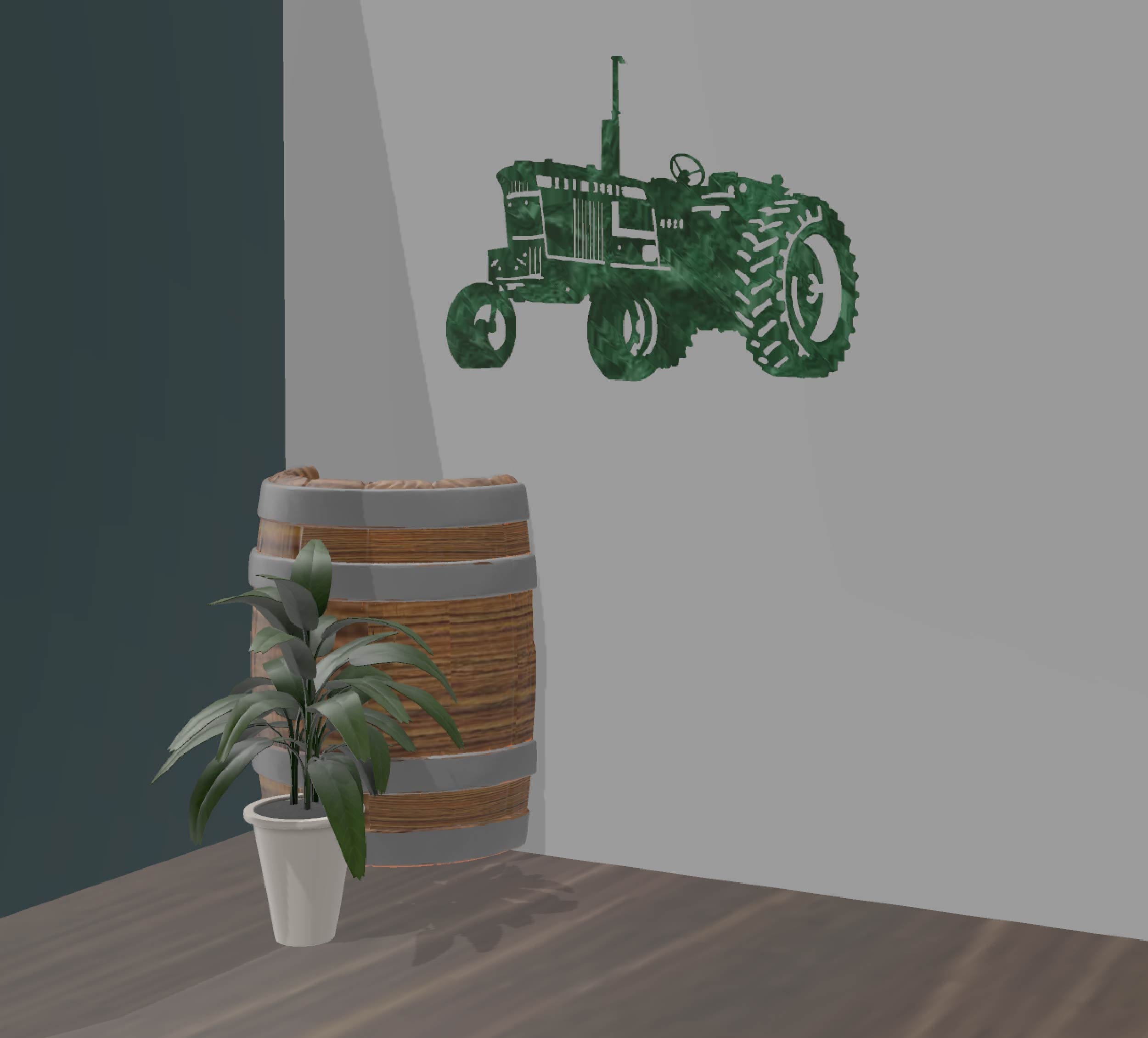 Tractor Dxf for Cnc Plasma, Farm Tractor Cut Files for Laser Cutting ...