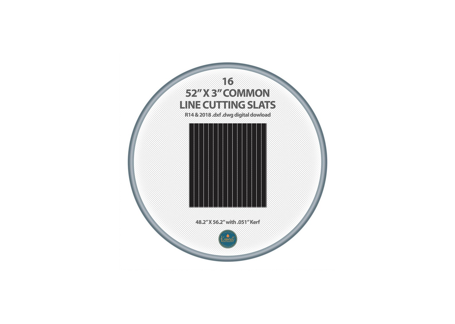 Common Line Cutting Slats Dxf Files for Cnc Plasma, Replacement Slats ...