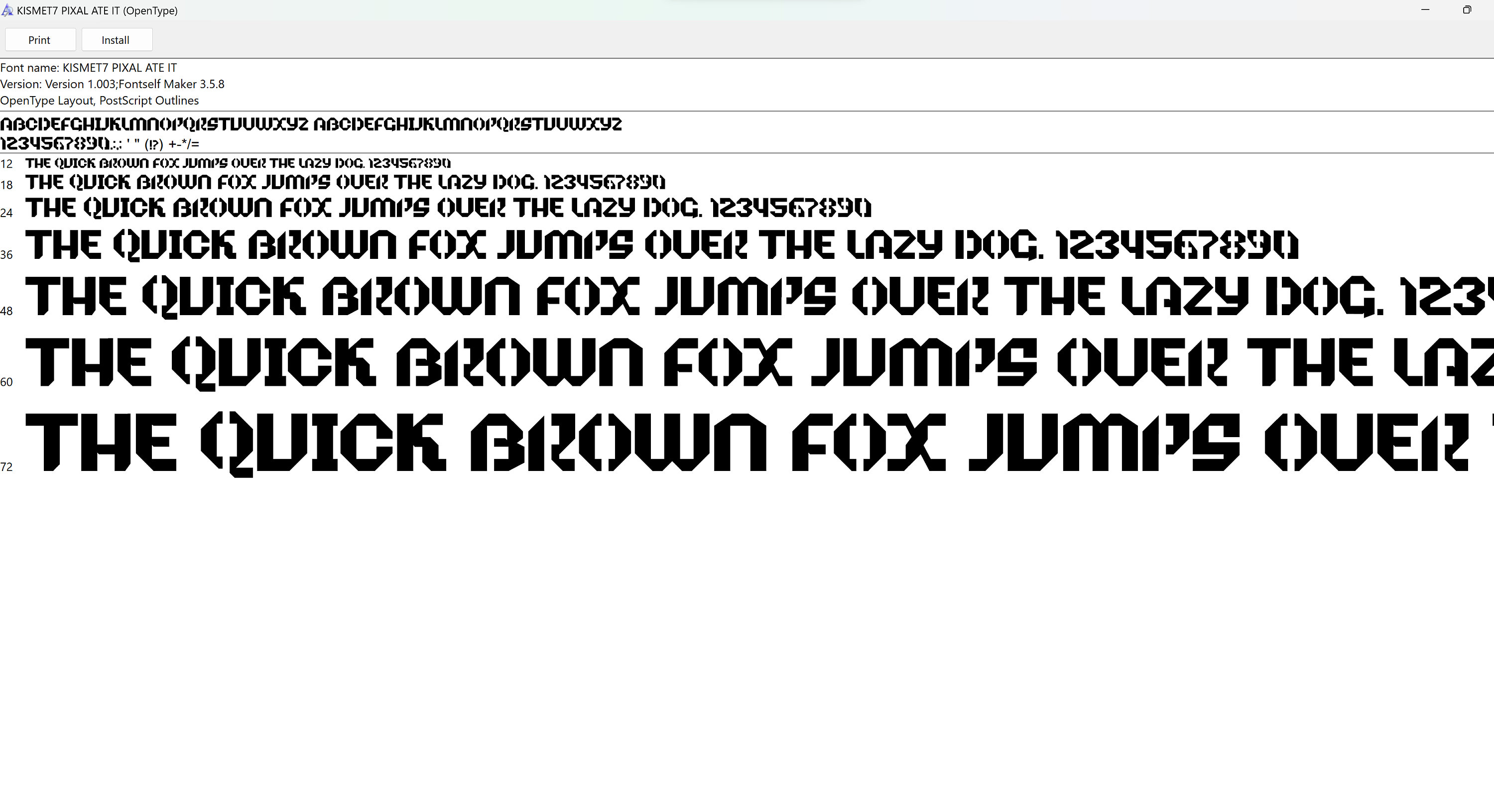 Pixel Font Svg Files for Cnc Serif Font Ttf Digital Download - Etsy UK