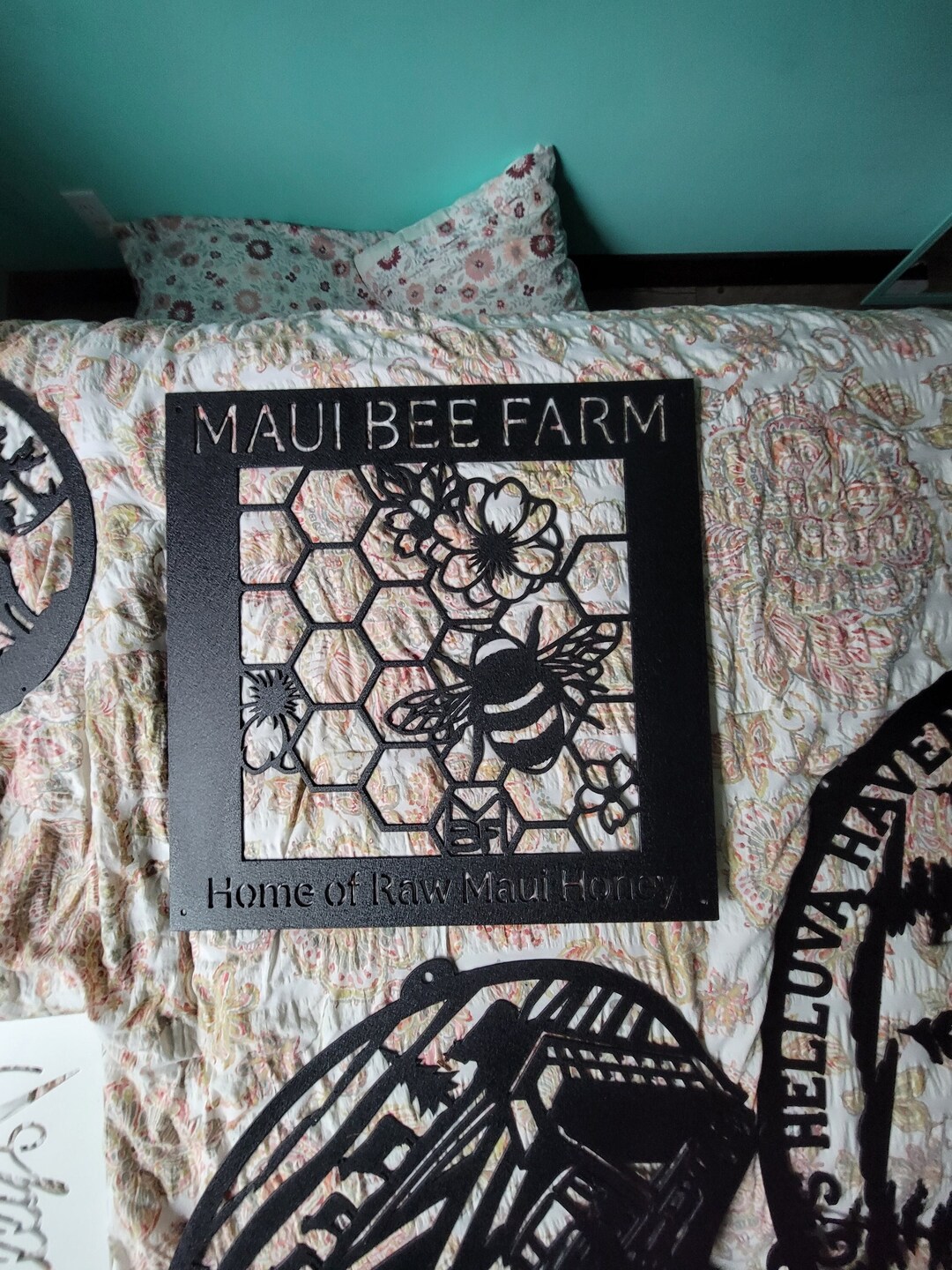 Bee Farm Sign Dxf File for Cnc Plasma, Personalized Bee Sign Laser Cut ...