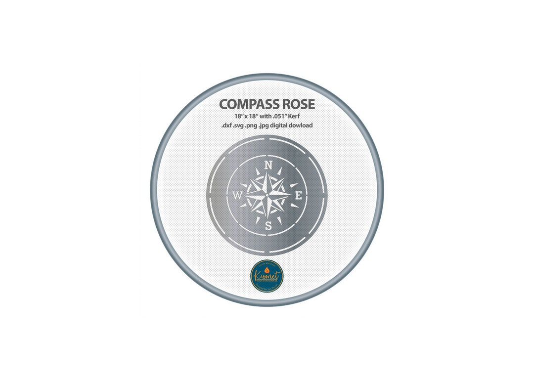 Compass Sign Dxf Files for Cnc Plasma Cutting, Adventure Sign Dxf Cut ...