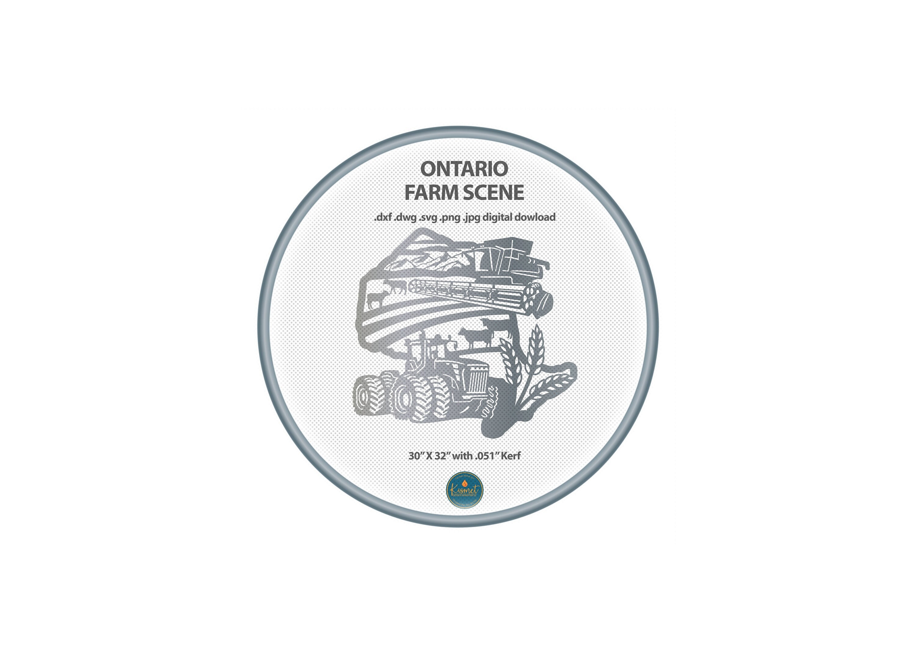 So God Made a Farmer Laser Cutting Files for Cnc, Farm Scene Svg File ...