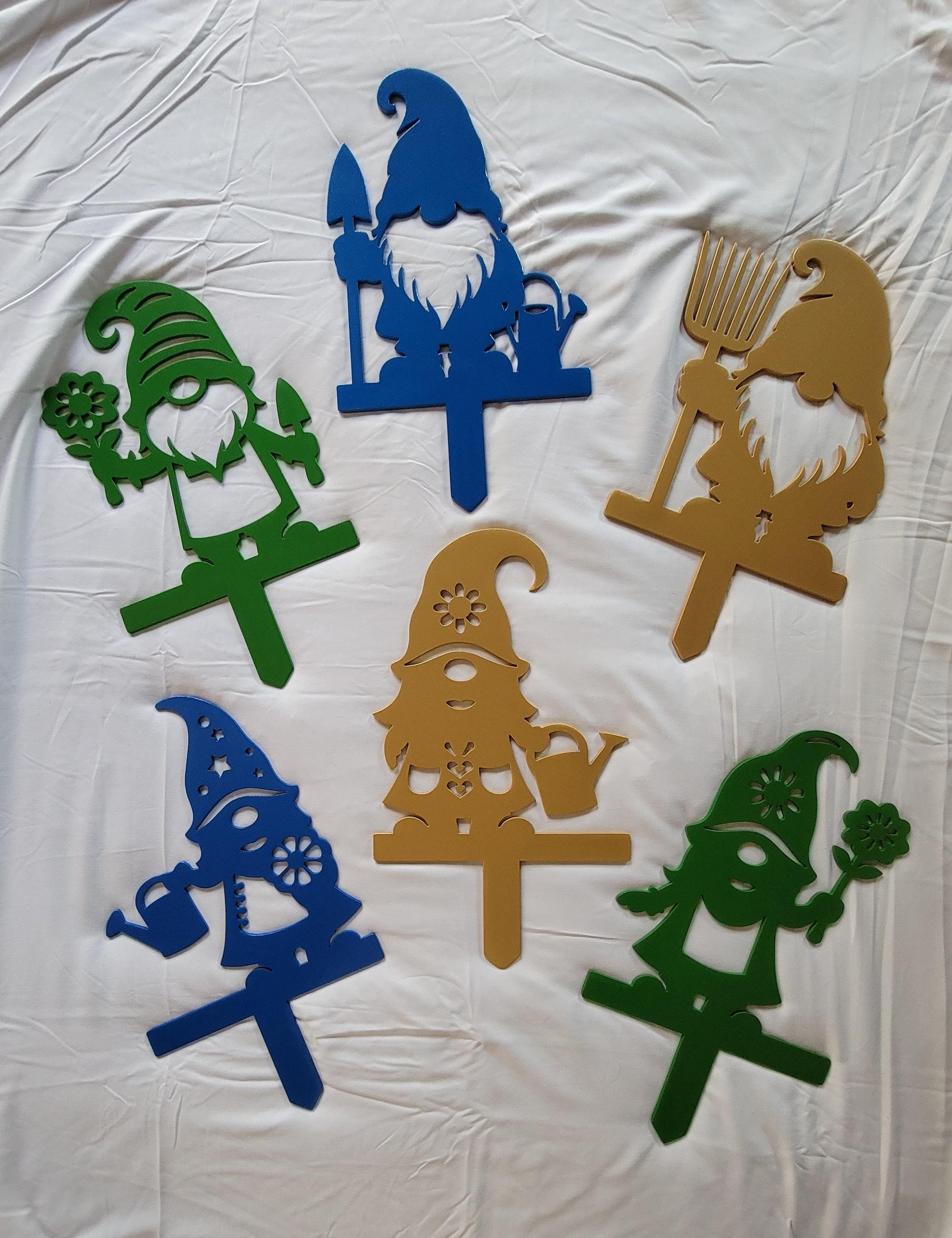 Cute Gnome Dxf File Bundle Cut Files for Cnc Plasma Cutter, Garden ...