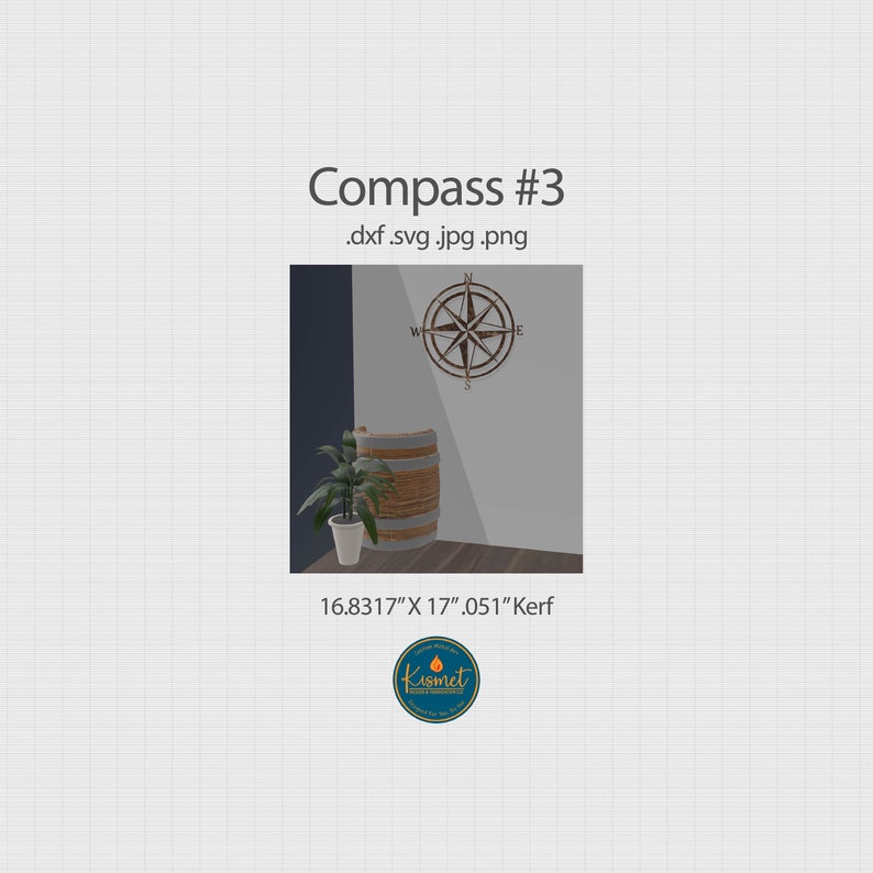 Compass Sign Dxf Files for Cnc Plasma Cutter, Adventure Sign Dxf Cut ...