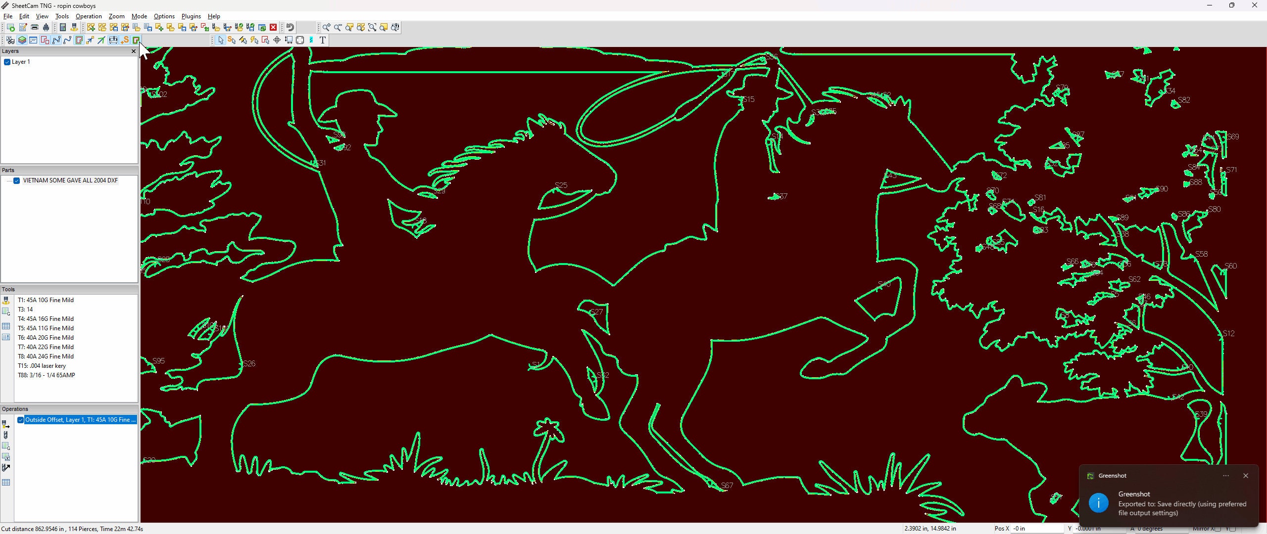 Roping Cowboy Svg File for Laser Cutting, Ranch Sign Dxf File for Cnc ...