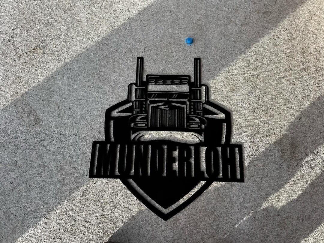 Semi Truck Cut Files for Cnc Plasma Cutting, Truck Sign Metal Dxf File ...