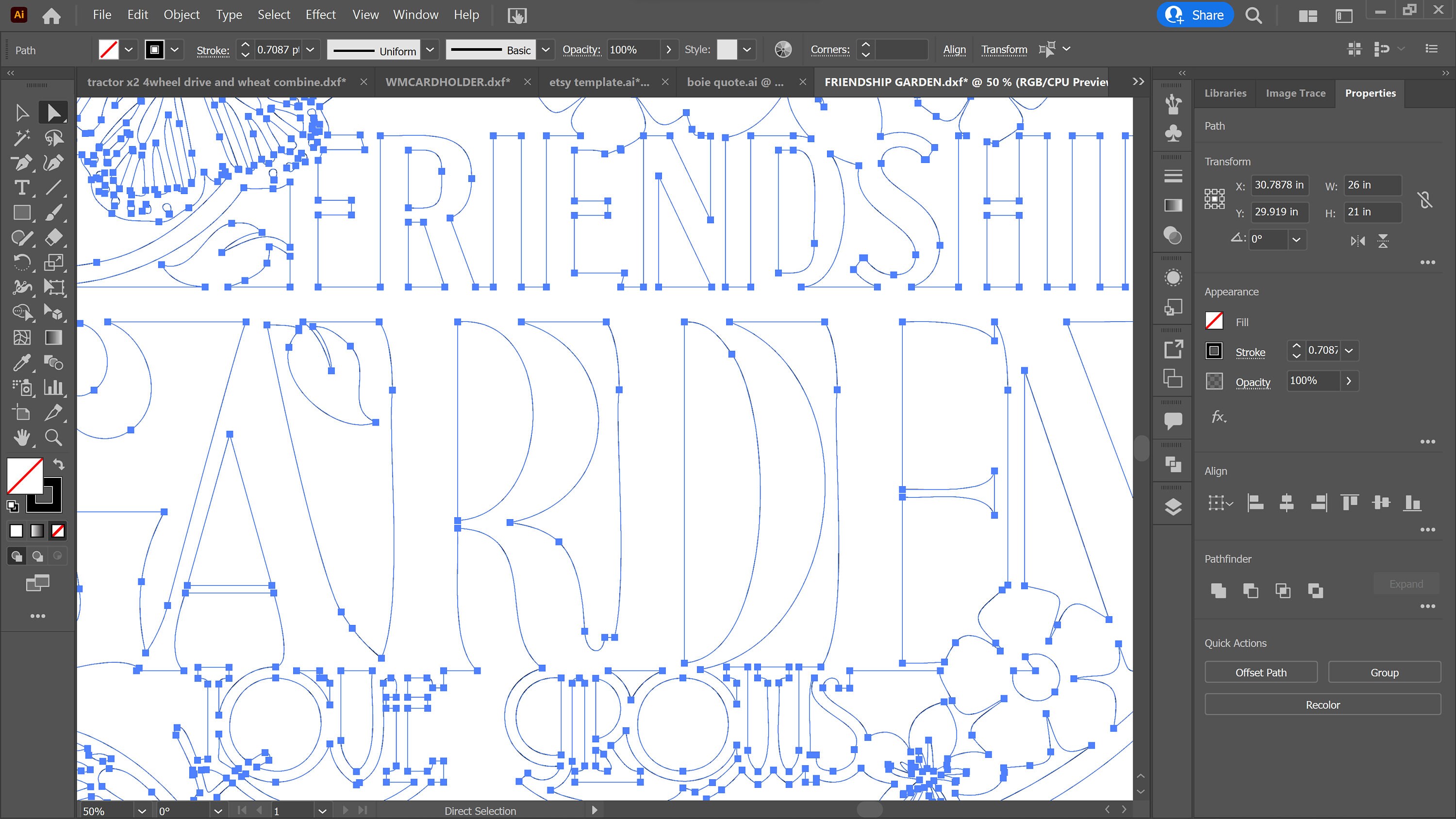 Love Grows Here Garden Sign DXF Files for CNC Plasma Cutter - Etsy