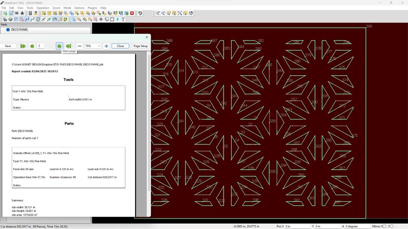 Railing Panel Dxf File for Cnc, Stair Panel Laser Cut File for Laser ...