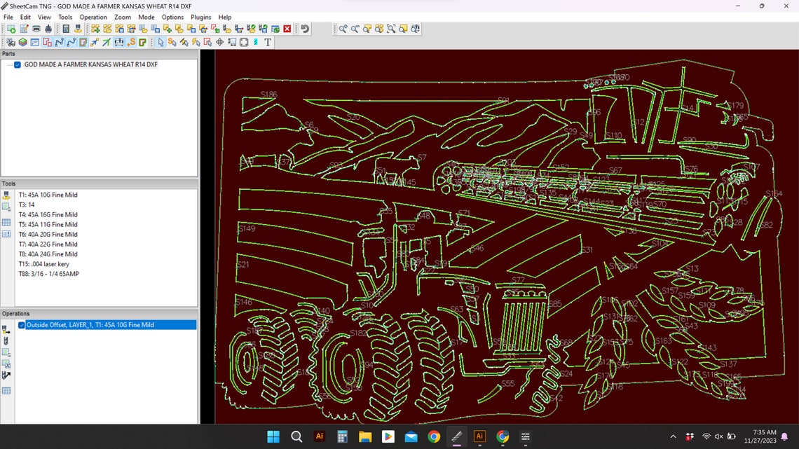 Kansas Sign Dxf Files for Plasma Cutter, Farm Scene Png Files for Laser ...